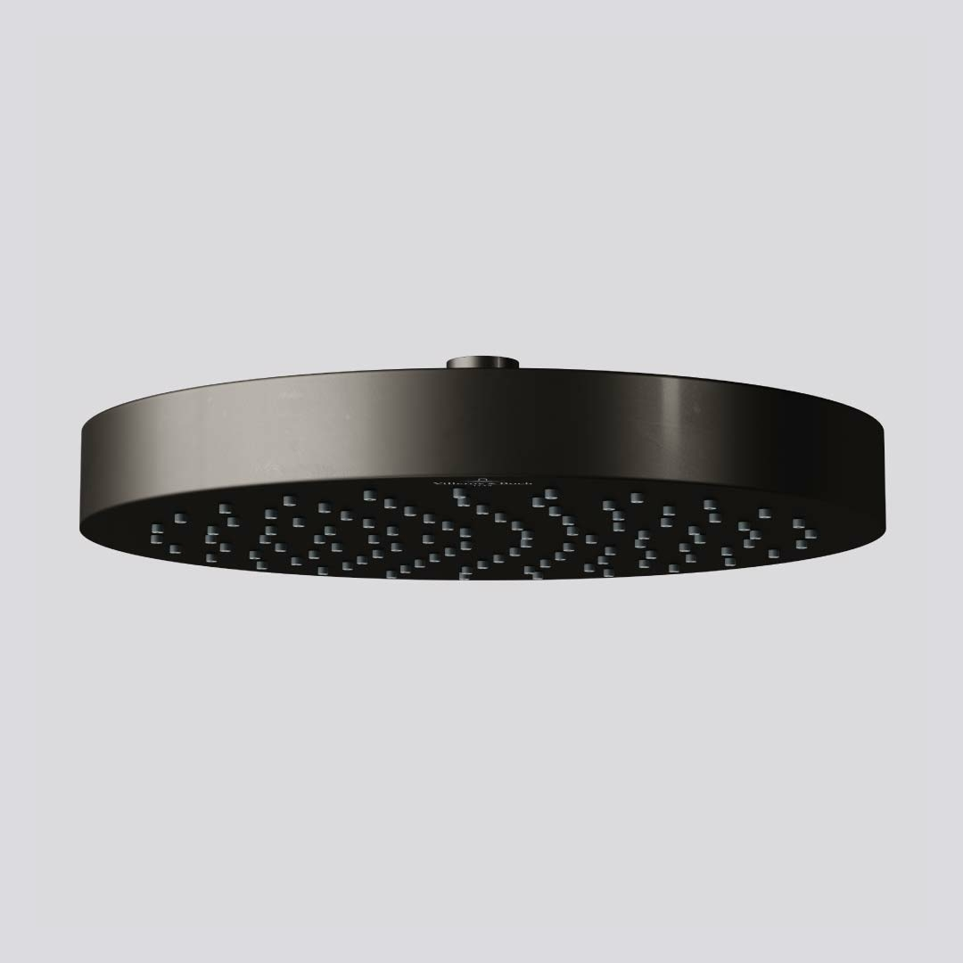 Villeroy & Boch Embrace Elite 250 Overhead Shower - Matte Black - 1004 ...