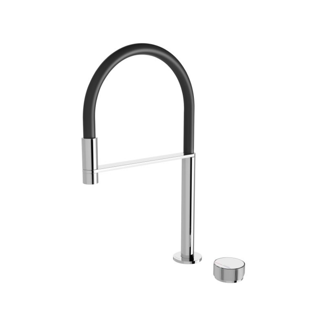Phoenix Axia 230mm Hob Flexible Hose Sink Mixer Set - Chrome