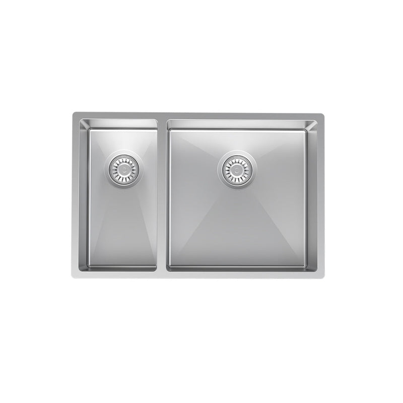 Parisi Quadro One and One Half Bowl Sink 670mm (Right Hand) - Stainless ...