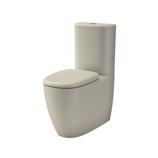 Caroma Contura II Cleanflush® Wall Faced Close Coupled Matte Clay Suit ...
