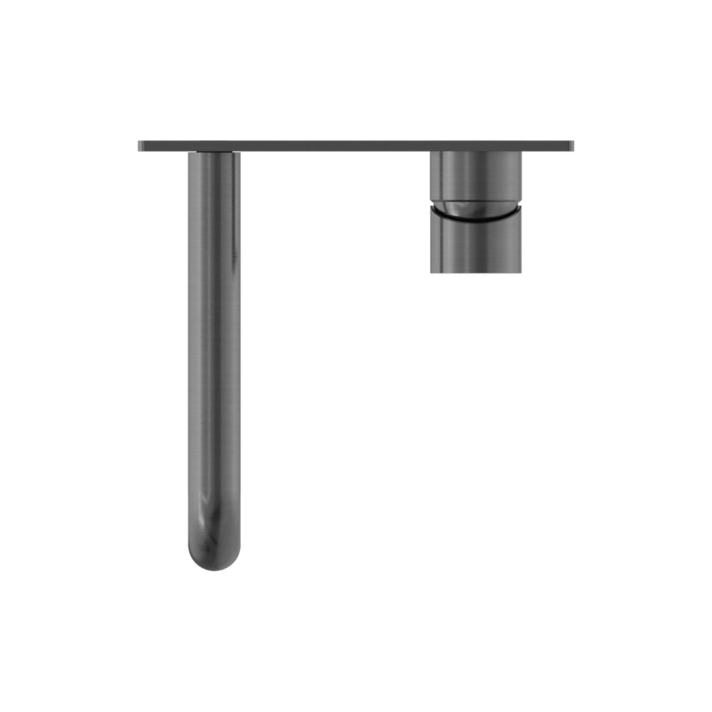 Nero Mecca Wall Basin/Bath Mixer 185mm - Gun Metal