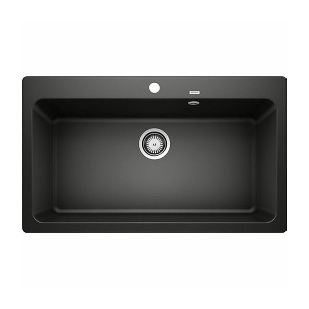 Blanco NAYA XL 9 Single Large Bowl Inset and Tap Ledge with Overflow