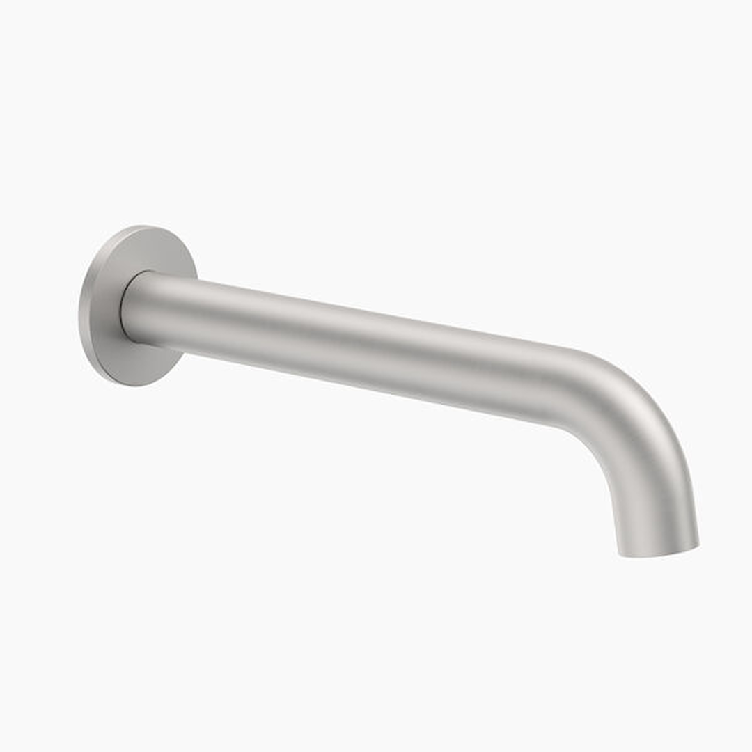 Clark Round Basin/Bath Outlet 220mm - LF Brushed Nickel - CL10015.BN5A ...