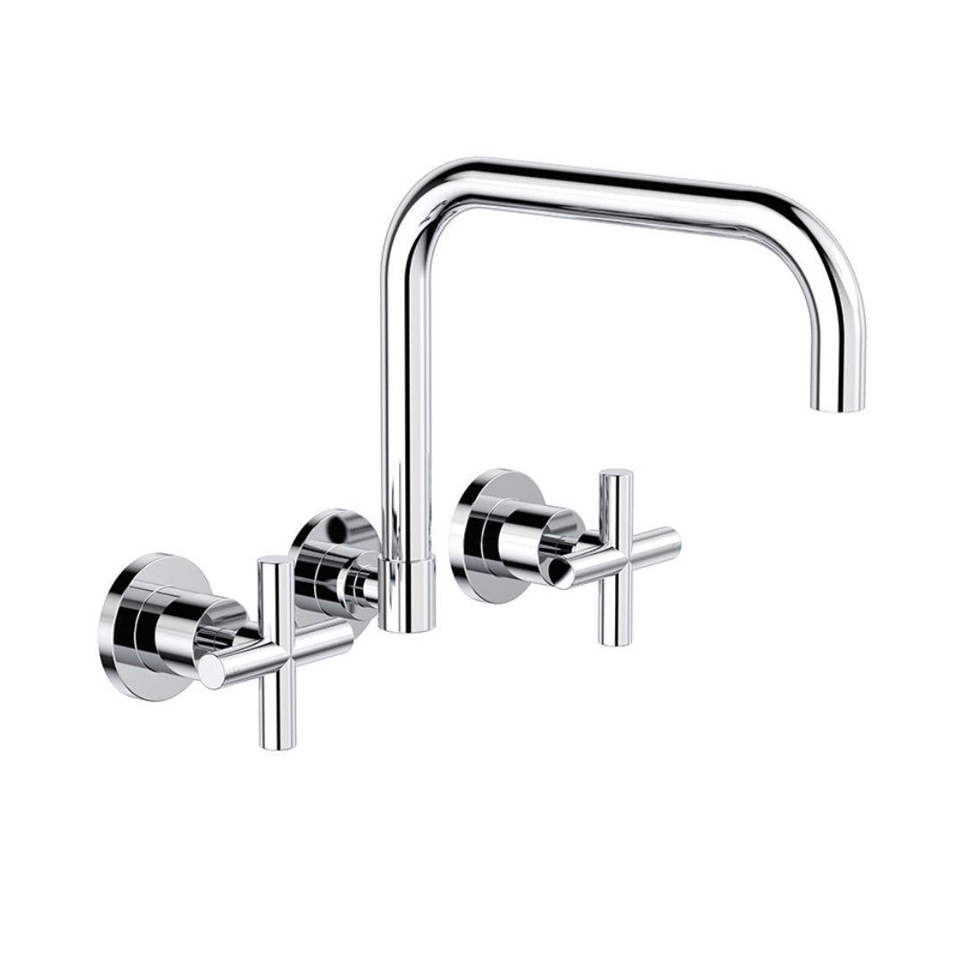 Buy CLARK Cross Wall Sink Set - Chrome Online | Cass Brothers