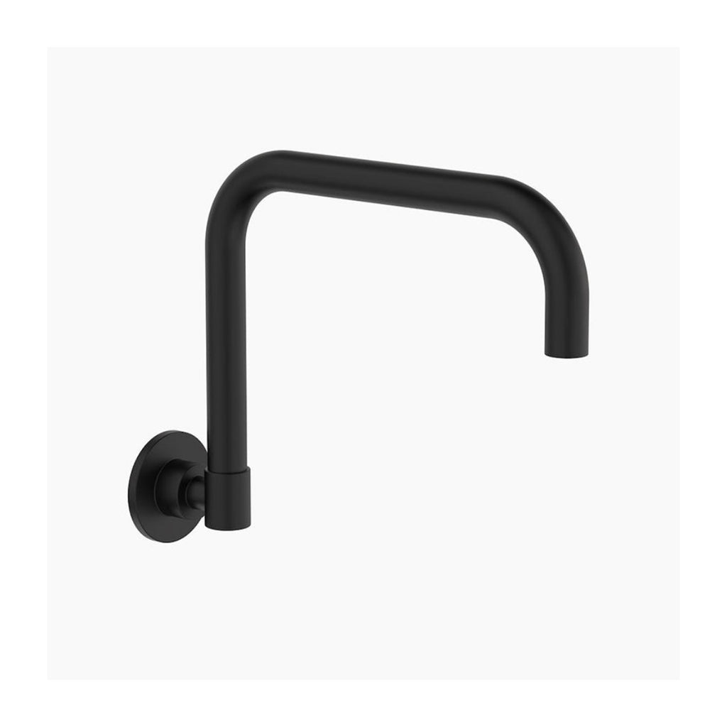CLARK Round Wall Sink Outlet - Matte Black