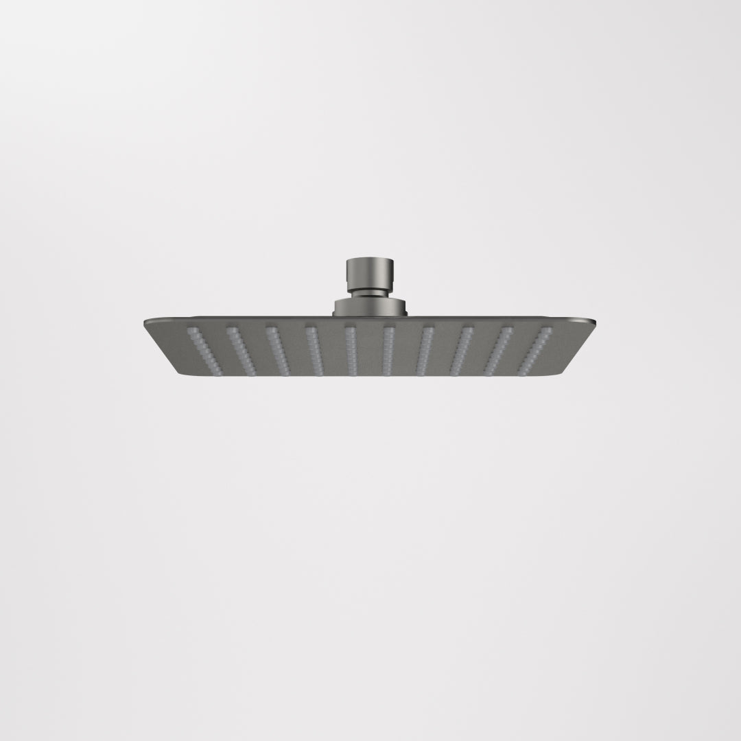 Caroma Urbane II 200mm Square Rain Shower - Gun Metal - 99664GM4E ...