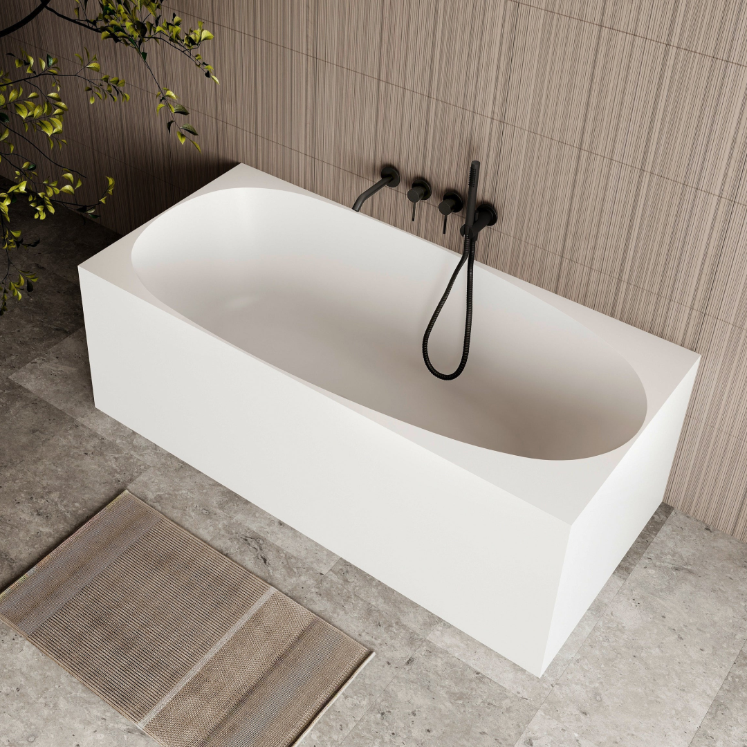 Cassa Design New Multi Corner Back To Wall Freestanding Bath 1300mm