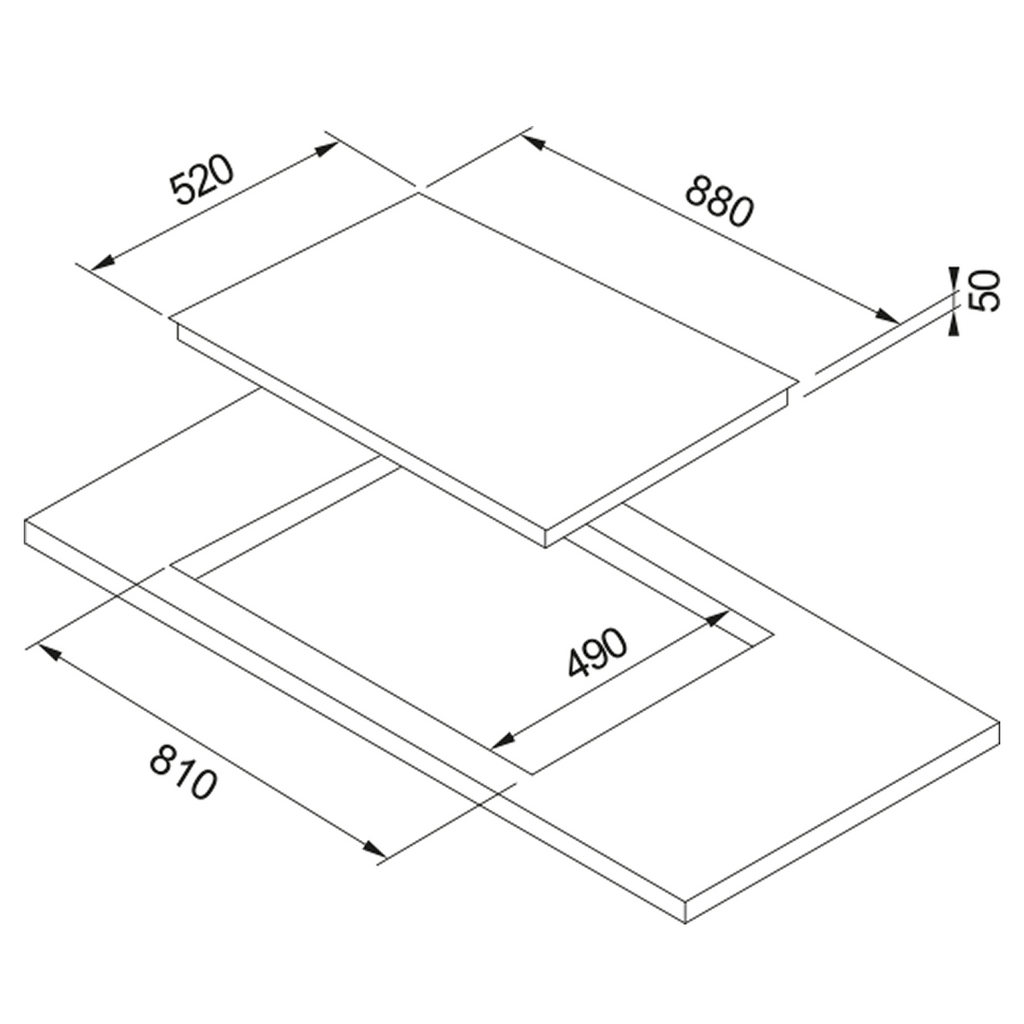 Franke Urban 90cm Electric Induction Cooktop - Black Glass FCI905B1