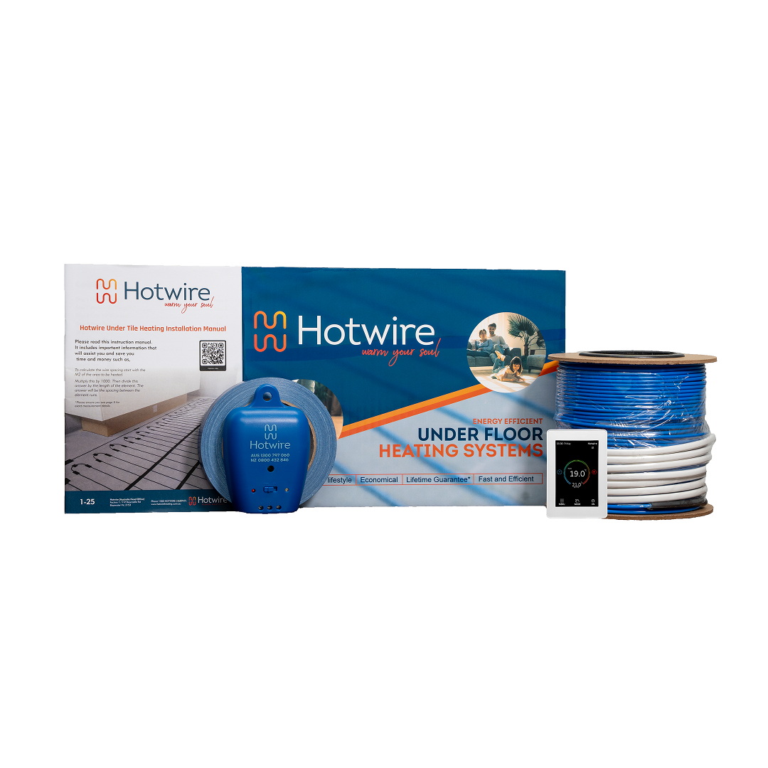Buy Hotwire 2 - 2.6m² 400W Under-Tile Heating Kit Online | Cass Brothers
