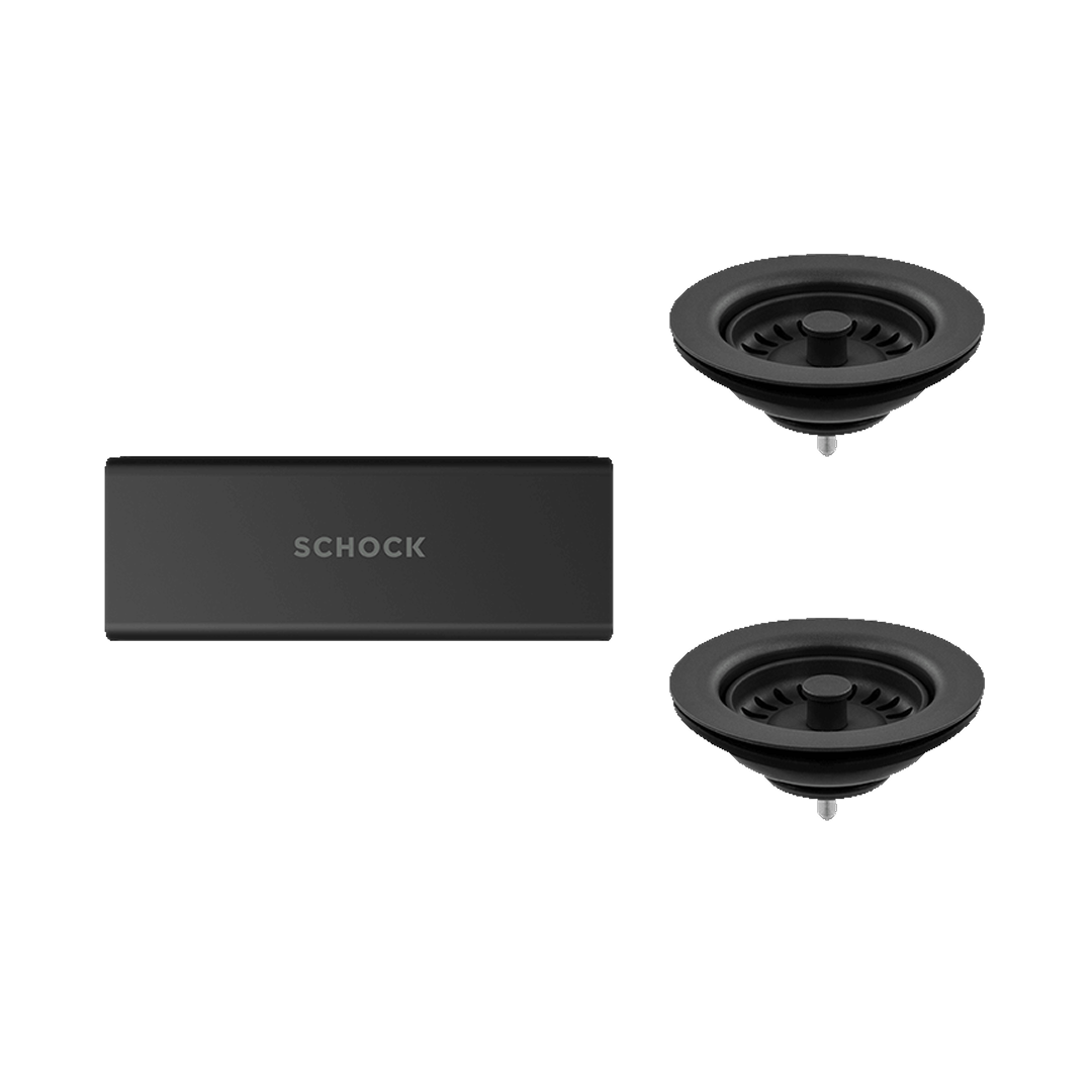 Abey Schock Overflow Trim Kit - Matte Black MBTK08D