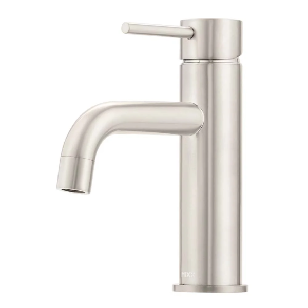 Mixx Anise Basin Mixer Curved Brushed Nickel - 11SL750BL