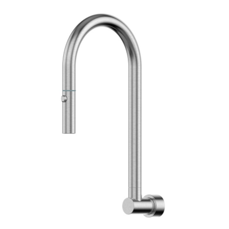 Suprema Xpressfit Retractable Wall Spout - Satin SUP800RLS