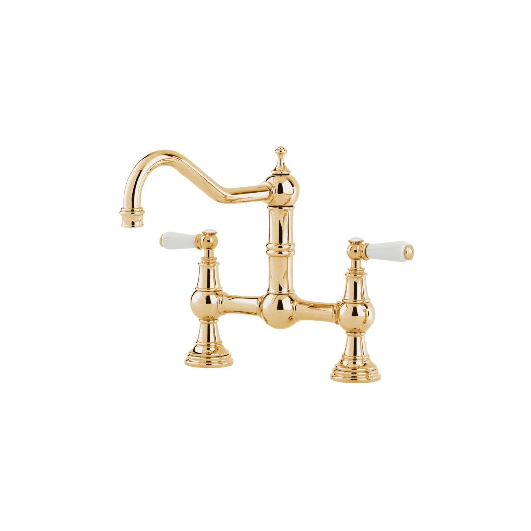 Shaws by Perrin & Rowe Hambleton Kitchen Tap - Polished Brass - AUSH.4 ...
