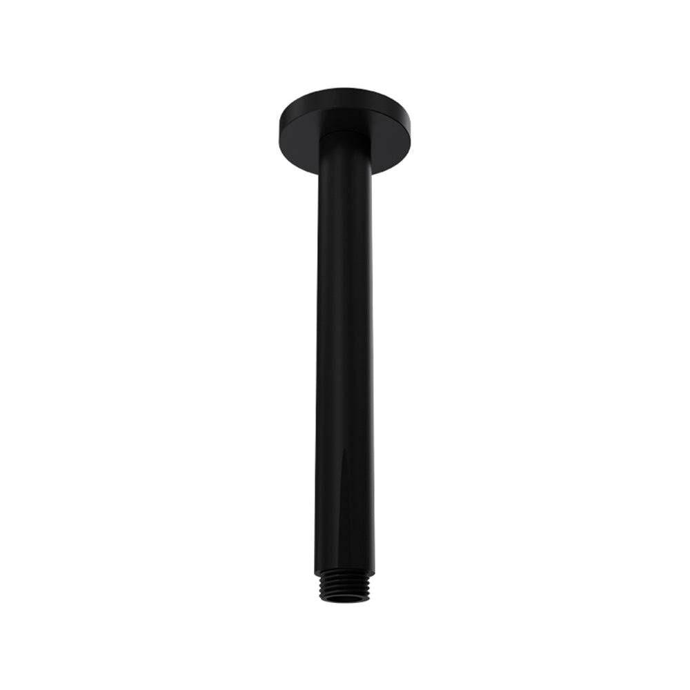 Parisi Tondo Ceiling Shower Arm 200mm - Matte Black