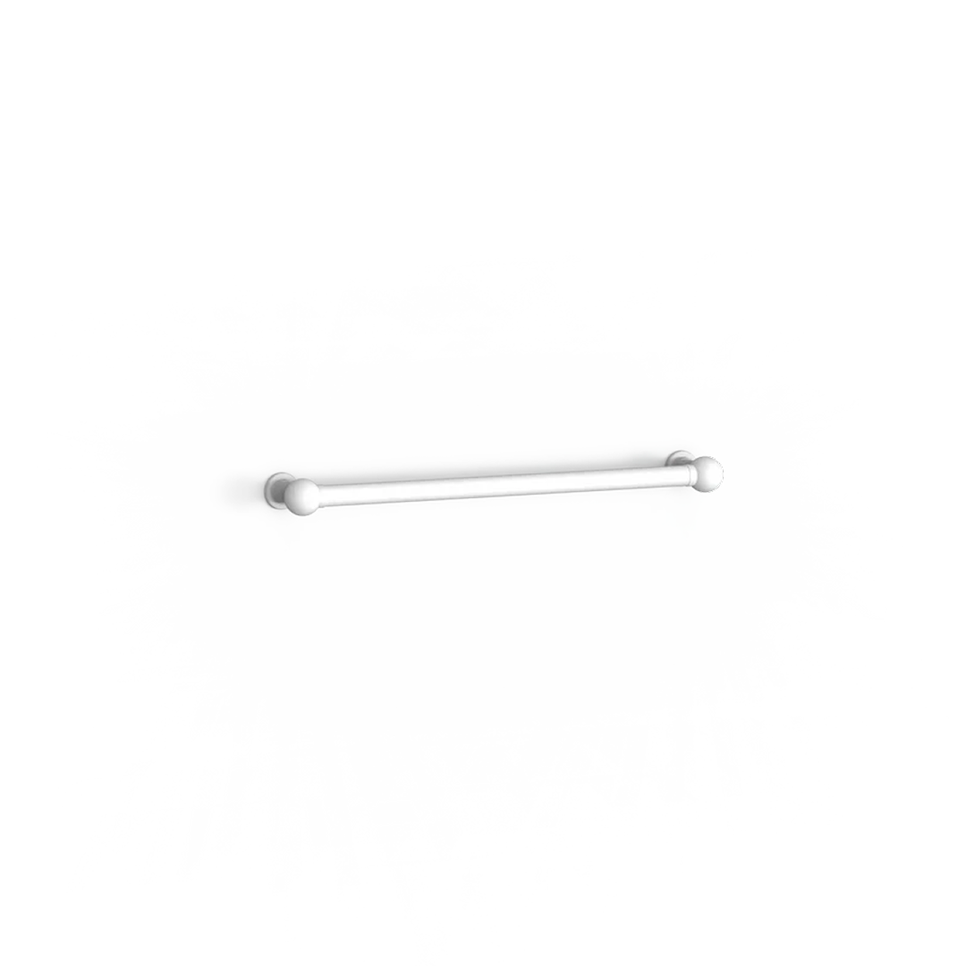 Avenir Classic 24V 65cm Single Horizontal Heated Towel Rail - Matte Wh ...