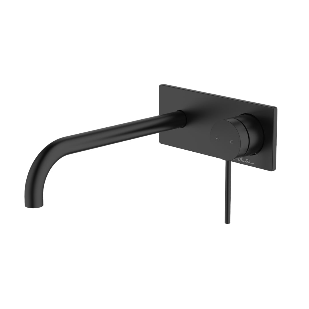 Oliveri Venice Curved Wall Mixer Set (Includes In-Wall Body) - LF Matt ...