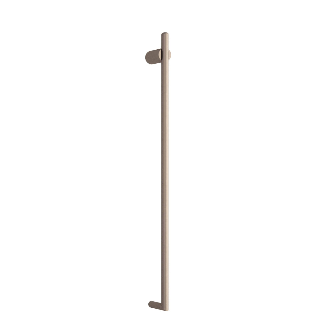 Thermorail 240V Vertical 900 Heated Towel Rail - VTH900BN Brushed Nick ...