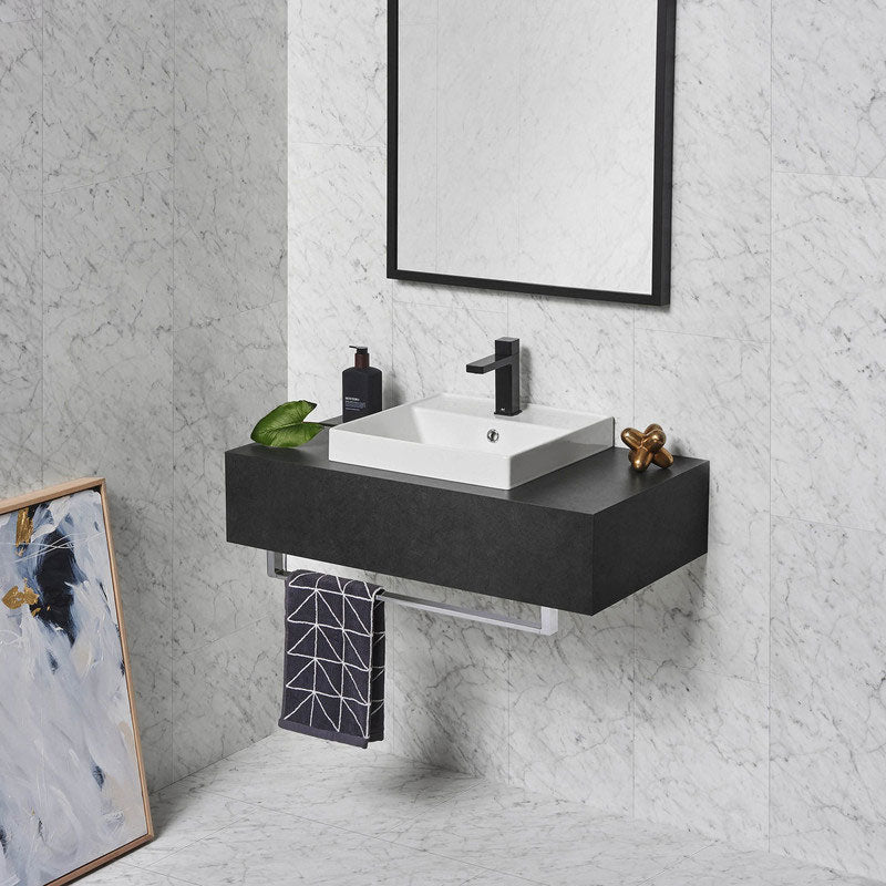 Buy Caroma Teo 2.0 450 Inset Basin - Gloss White Online | Cass Brothers