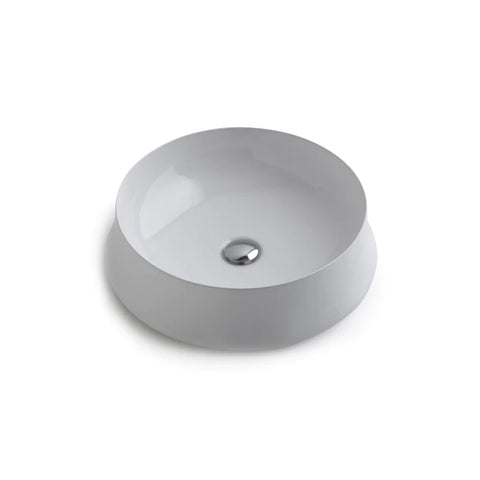 Parisi Simas Sharp 50 Round Bench Basin - White