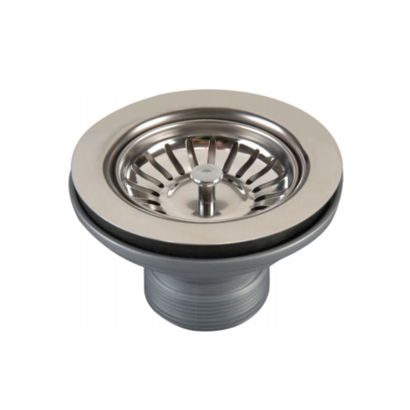 Bounty Brassware 90x50 Basket Waste 60mm Long - Stainless Steel