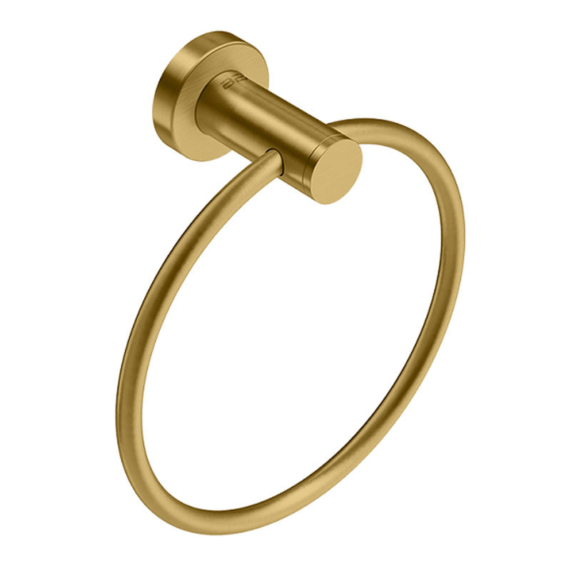 Bathe Bathroom Butler 4600 Premium Series Towel Ring - Brushed Gold