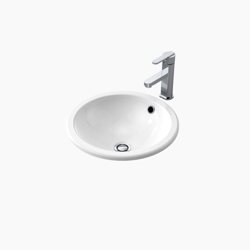Buy Caroma Cosmo Under-Above Counter Basin - Gloss White Online | Cass ...