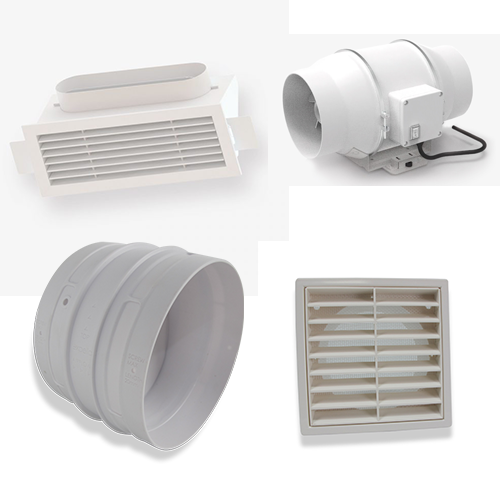 Expella Compact Linear Bar Grille Standard Exhaust Kit