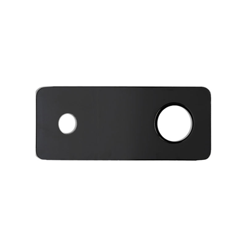 Argent Wall Mounted Basin & Bath Plate - Matte Black