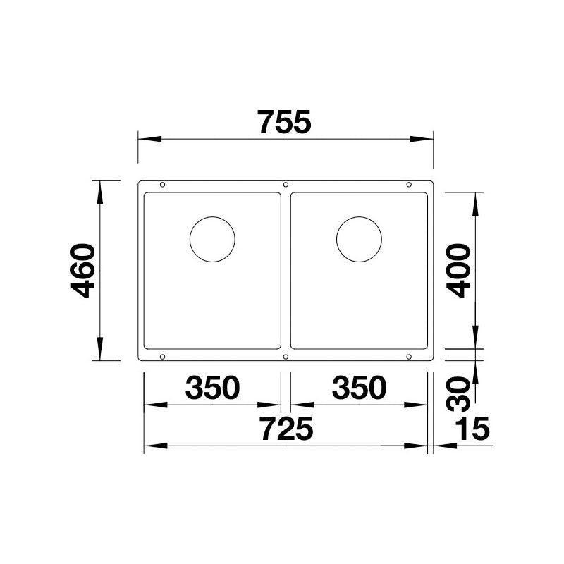 Blanco Subline Sink & Linus-S Mixer Package - Rock Grey SUB350350UGK5 ...
