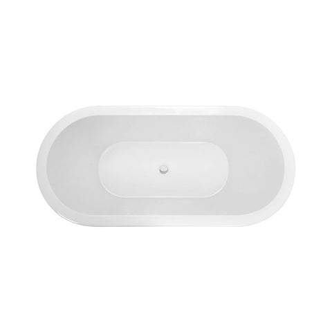 Buy Decina Caval 1800mm Acrylic Island Bath - Gloss White Online | Cass ...