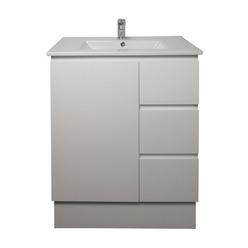 Buy Ledin Jane 750 Freestanding Vanity Right Side Drawers - Ceramic Top ...