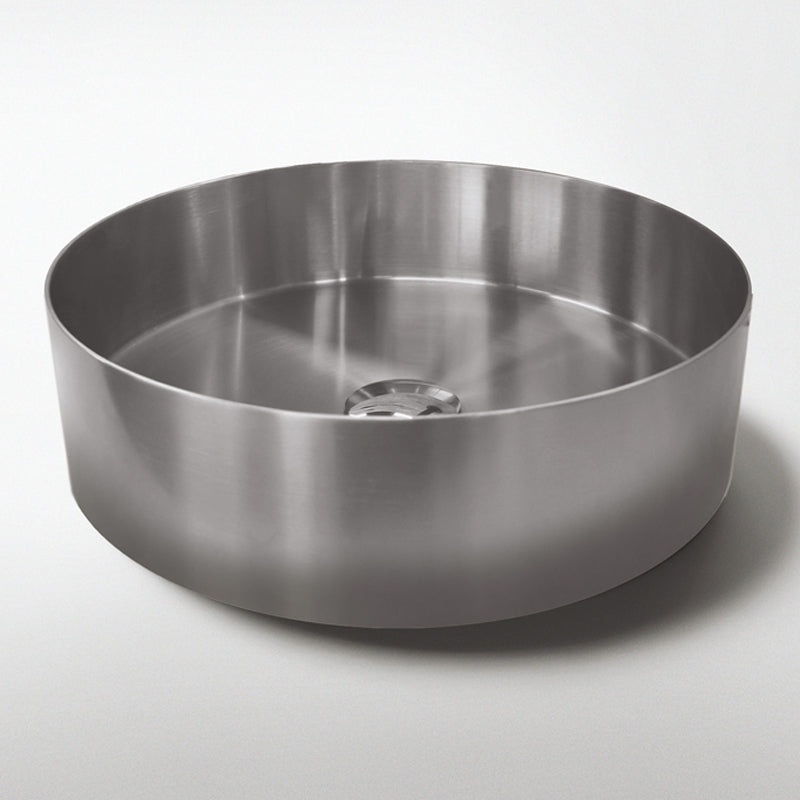 Studio Bagno Meteor Bench Basin - Brushed Stainless Steel