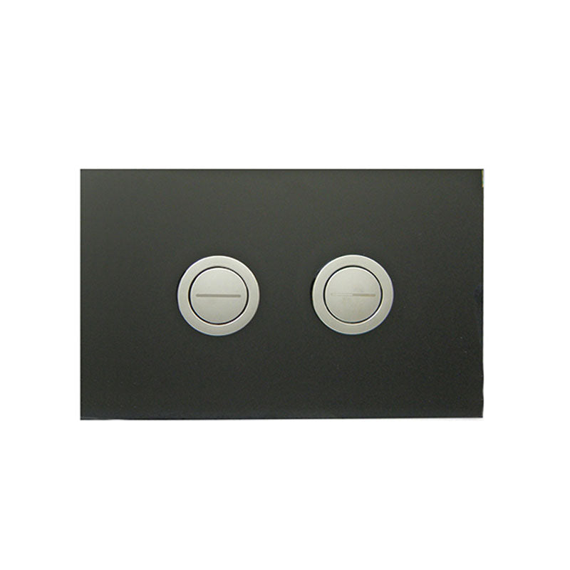 Buy Parisi Pneumatic Twin Button Set on Black Glass Plate - Black ...