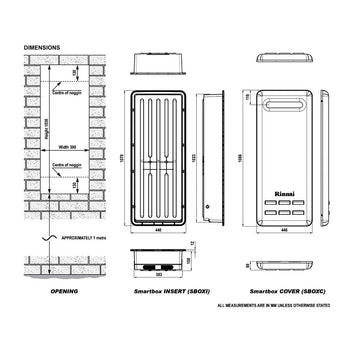 Buy Rinnai Smartbox® Recess Box SBOX (Complete Assembly) Online | Cass ...