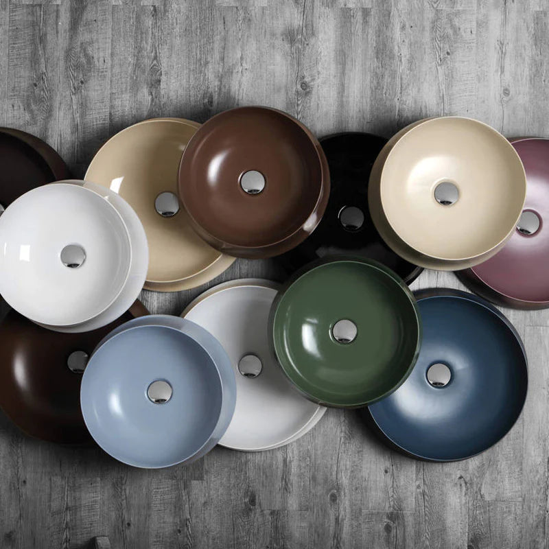 Parisi Simas Sharp 50 Round Bench Basin - Matte Navy