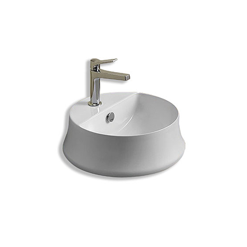 Buy Parisi Simas Sharp 42 Bench Basin with Landing - 1 Tap Hole - Gloss ...