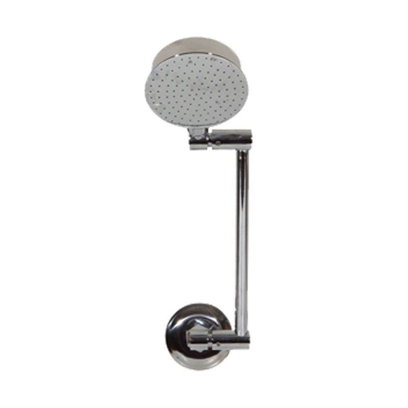 Brasshards Snap Lock All Directional Shower - Chrome