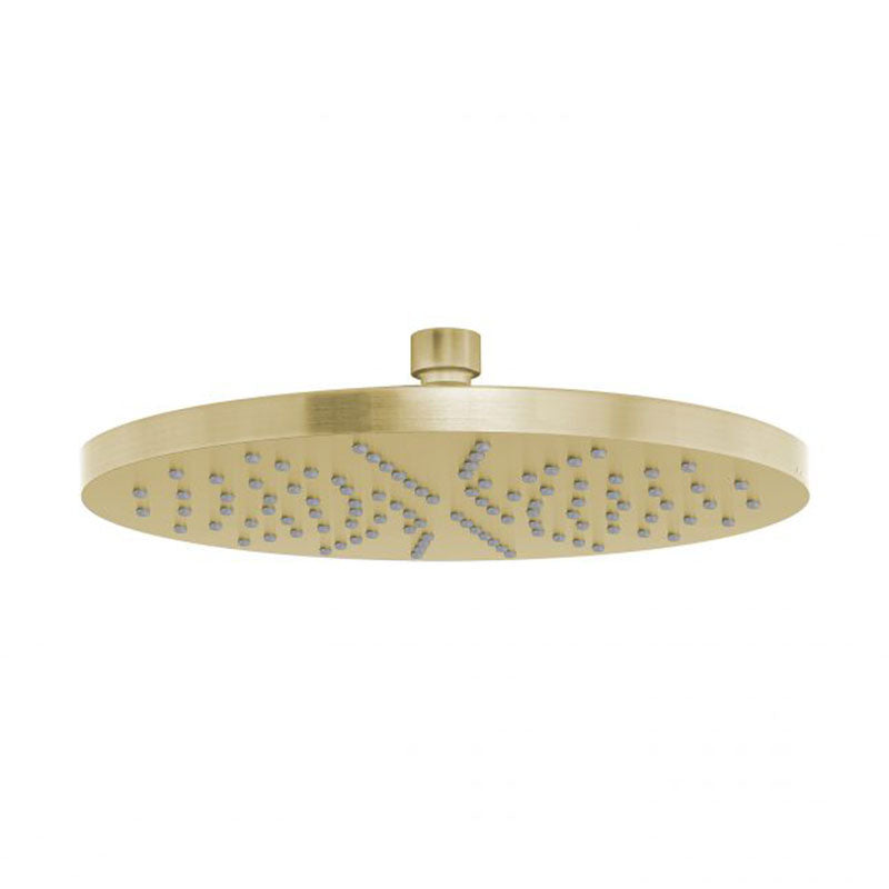 Buy Phoenix Tapware Vivid Shower Rose 230mm Round - Brushed Gold Online ...