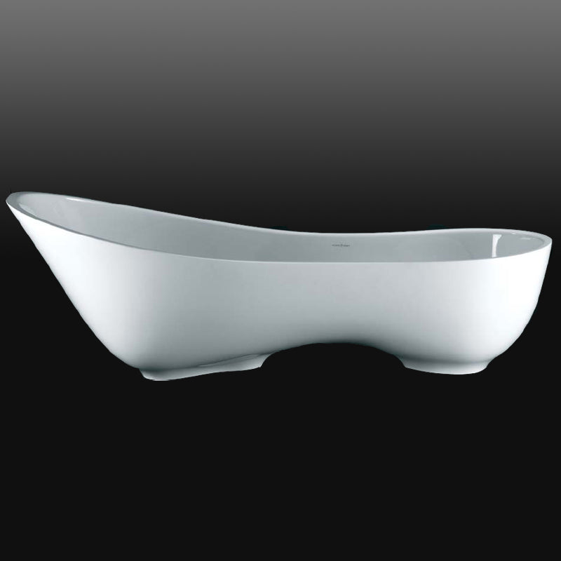 Buy Victoria + Albert Cabrits 1743mm Freestanding Bath - Gloss White ...